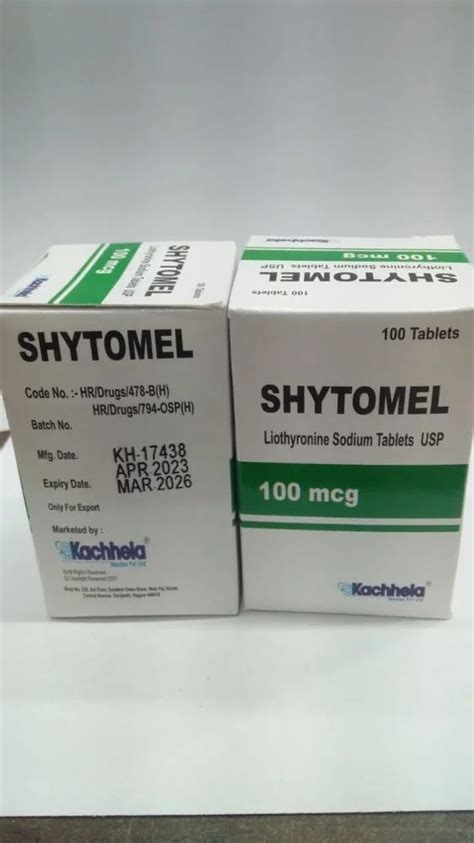 Liothyronine 100mcg T3 Tablets At ₹ 2000bottle Thyroid Medicines In