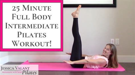 25 Minute Full Body Pilates Workout Intermediate Routine Youtube