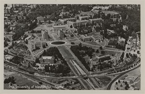 Aerial View University Of Washington Seattle 1193 Northwest