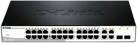 D-Link DES-1210-28 24 Port Smart Switch with 2 Gigabit Ports and 2 ...