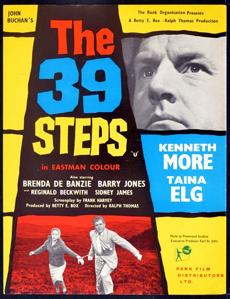 39 Steps Rare Film Posters