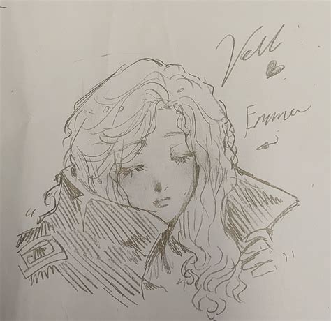 Veil Emma Sketch Kunst Opslag