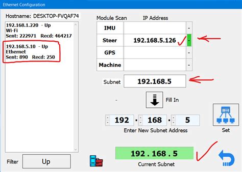 Ethernet Setup AgOpenGPS Documentation