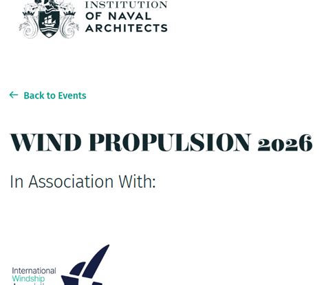 Fifth Wind Propulsion Conference 2026 Iwsa