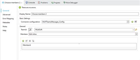 Mulesoft In A Mule Custom Connector Is It Possible To Use A Value