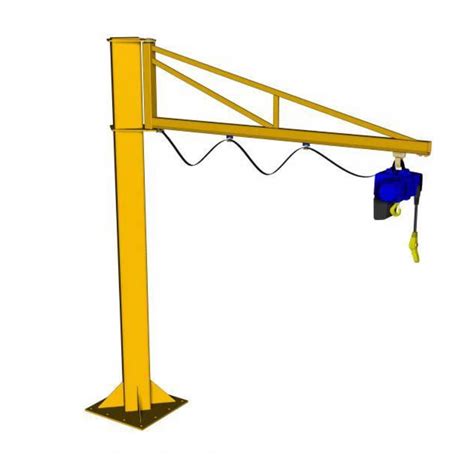 Free Standing Over Braced Jib Crane 5m Arm