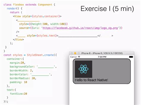 React Native Lecture 4 Basic Elements And Ui Layout By Using Flexbox