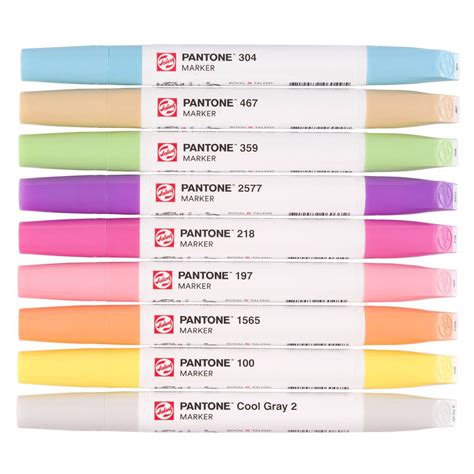 Pantone Dual Tip Marker Pastel Set Of 9 Jerrys Artarama