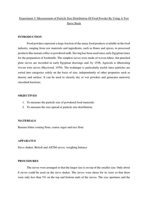 lab report 5 pdf particle size distribution chemistry