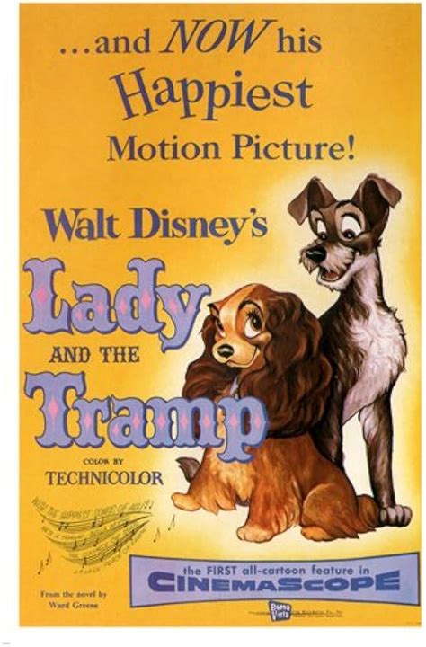 Lady And The Tramp Plakat 1955 Walt Disneys Lady And The Tramp