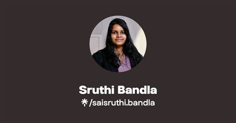 Saisruthi Bandla Instagram Linktree