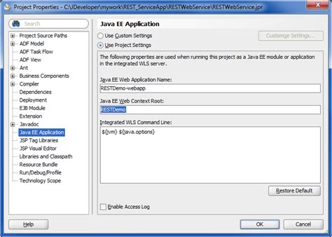 Creating Adf Restful Web Services With Application Modules