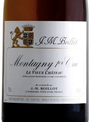 2021 Jm Boillot Montagny 1er Cru Le Vieux Château Vivino Us