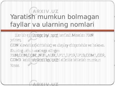 Fayl Va Kataloglar Информатика и ИТ Презентации