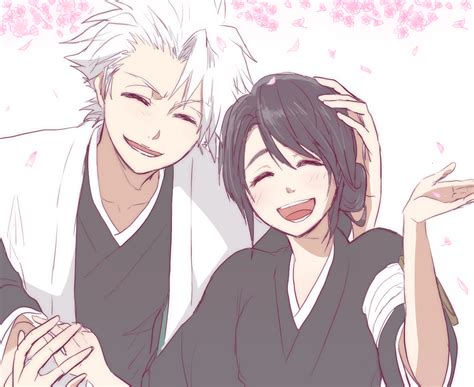 Hitsugaya Toushirou And Hinamori Momo Bleach Drawn By Sasori1111