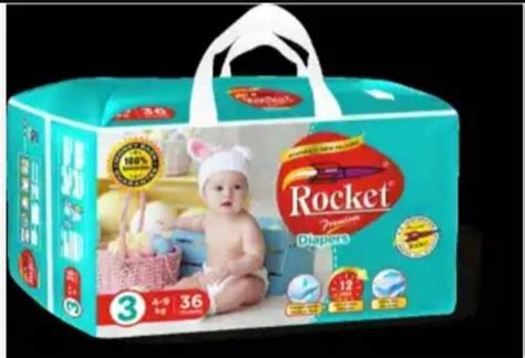 Rocket Premium Diaper 36 Pes Size 3 M 4 9 Kg Darazpk