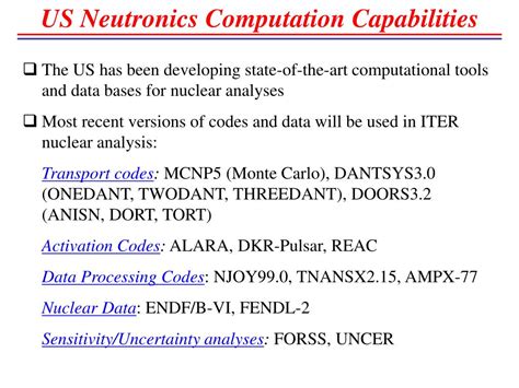 Ppt Status Of Us Iter Neutronics Activities Powerpoint Presentation Free Download Id 811283