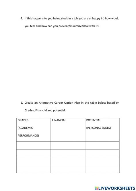 Form 3 Hfle Class Worksheet Live Worksheets