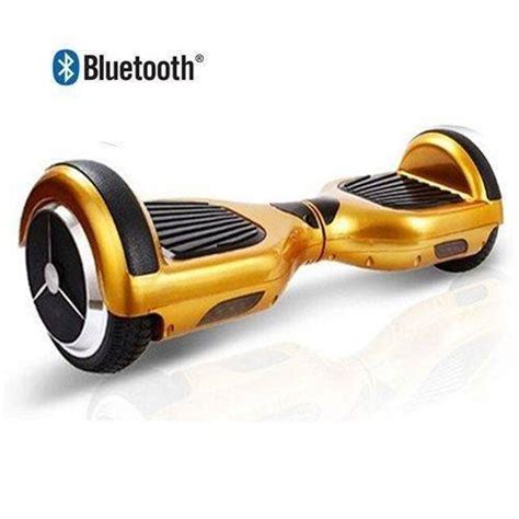 🏷️【tudo Sobre】→ Hoverboard Skate Elétrico Smart Balance Wheel 65 Polegadas Com Bluetooth Dourado