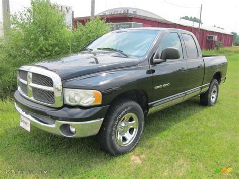 2002 Black Dodge Ram 1500 Slt Quad Cab 4x4 51824679 Photo 2