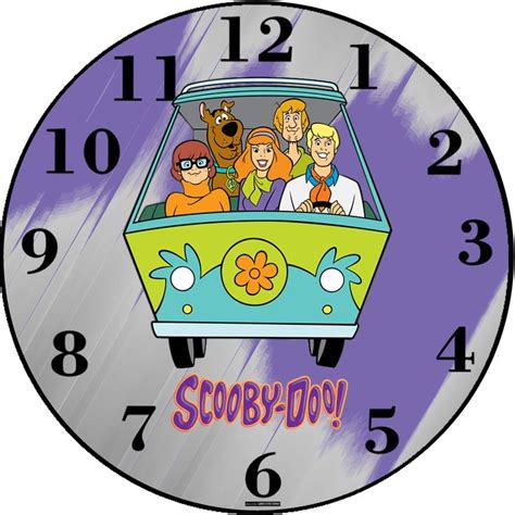 Scooby Doo 12 Cartoon Clock