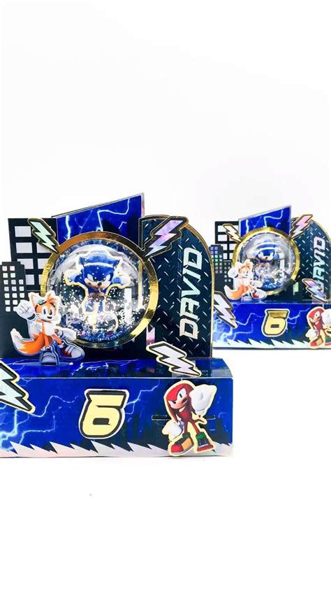 Paper Box Sonic Party Papercraft 3d Letter Sonic Party Online Courses Artofit