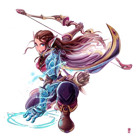 Elf Rogue Wizard By Manguinha On Deviantart