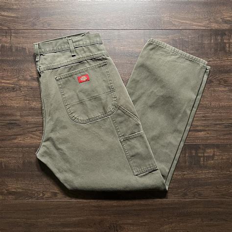 Green Dickies Carpenter Pants Size 36x32 Great Depop