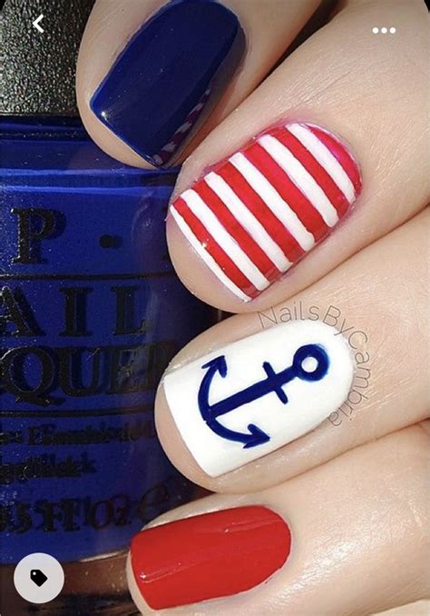 60 Easy Summer Nail Art Designs 2024 Naval Nails Design Marine
