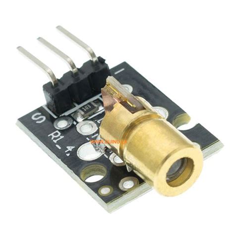 KY 008 650nm Laser Sensor Module 6mm 5V 5mW Red Laser Dot Diode Copper Head Duinolk The