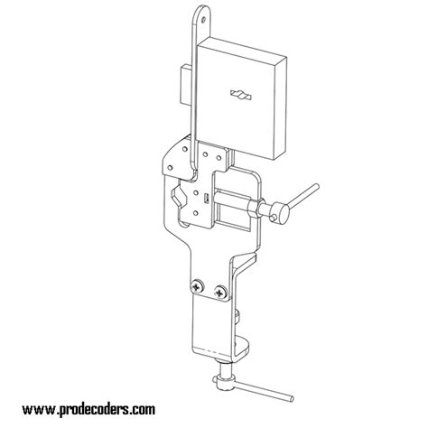 Locksmith Vise For Practice And Training With Prodecoder Locksmith Tools