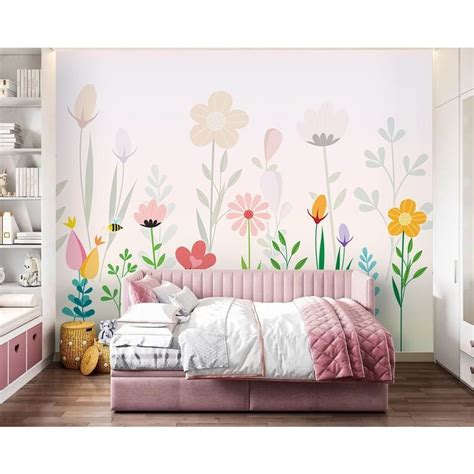 Adesivo Decorativo Design Floral Decora Quarto E Sala Lançamento M²