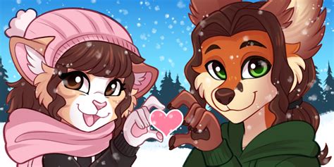 Foxy And Kitty Connecting Icons — Weasyl