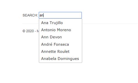 How To Create Autocomplete Textbox Search Using Asp Net Mvc C