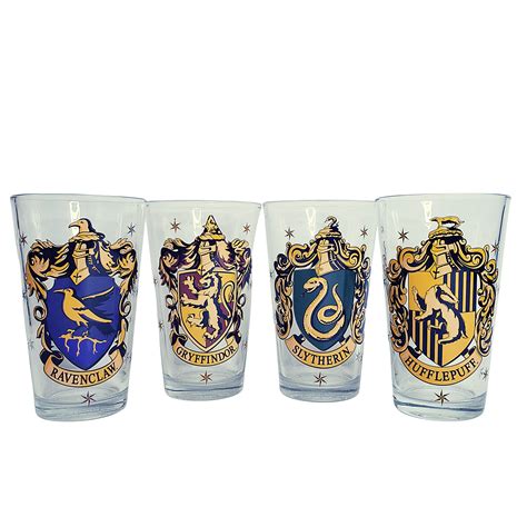 Wizarding World Harry Potter Pint Glassware Set 16oz Collective Hobbees