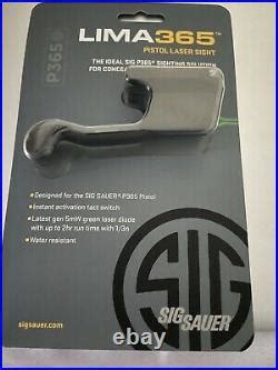 Sig Sauer Lima 365 Green Laser Sight For P365 Pistols Green Laser Sight