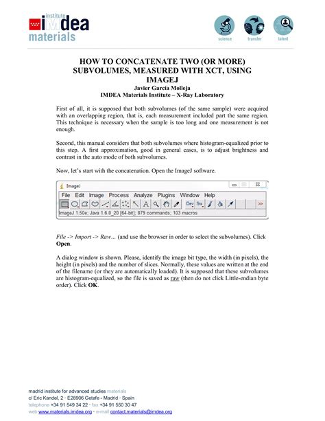 How To Concatenate Two Or More Subvolumes Measured With Xct Using