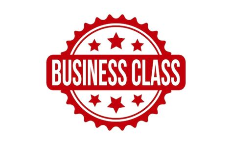 Premium Vector Business Class Rubber Stamp Seal Vector
