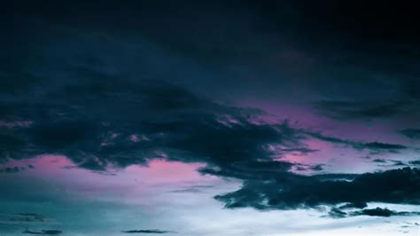 Blue Dusk Sky