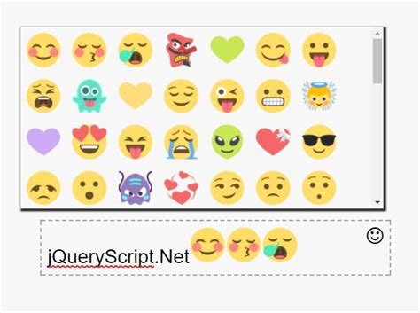 Amazing Jquery Plugins — Minimal Emoji Picker For Jquery Emoji Plugin