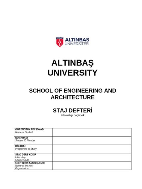 Internship Logbook Pdf