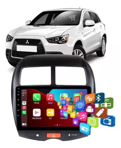 Multimídia Asx 2012 A 2019 10 Polegadas Carplay Android Auto Parcelamento Sem Juros