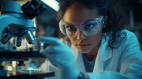 Free Scientist Using Microscope Image Scientist Microscope