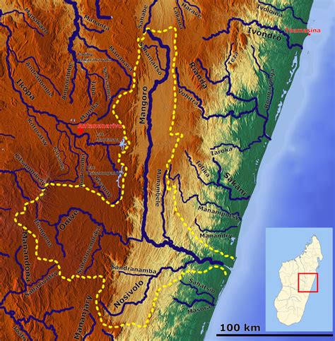 Carte Hydrographique De Madagascar