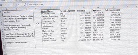 Solved It S Using Pivot Tables But I Don T Know How To Do Chegg