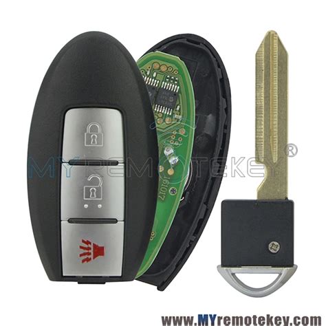 Smart Key 2 Button With Panic 315mhz Cwtwbu729 For Nissan Versa Rogue