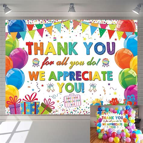 Employee Appreciation Day Backdrop You Are Appreciated