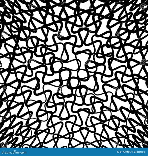 Random Squiggly Wiggly Lines Intersecting Squiggle Wiggle Lin Cartoon Vector Cartoondealer