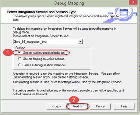 debugger in informatica session breakpoint verbose data and mapping