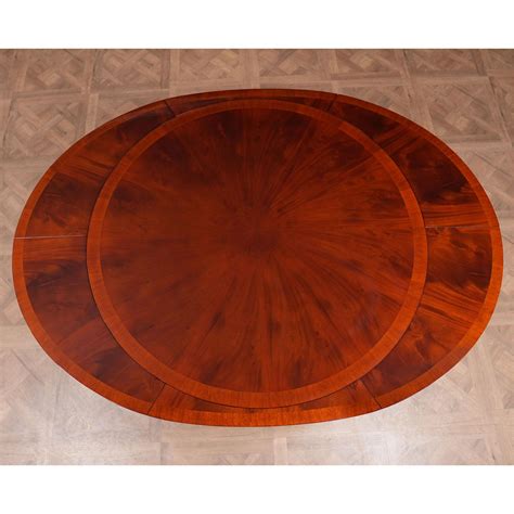 Round To Oval Perimeter Table For Sale At 1stdibs